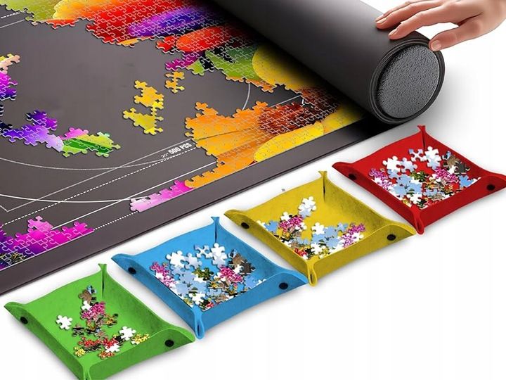 Kup MATA DO UKŁADANIA PUZZLI NA 500-1500 ELEMENTÓW PLANSZA PODKŁADKA ...