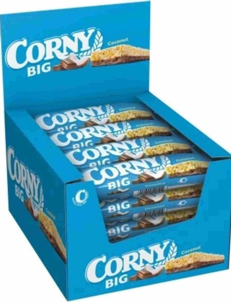(x24) CORNY Baton Zbożowy Kokos 50g - Arena.pl