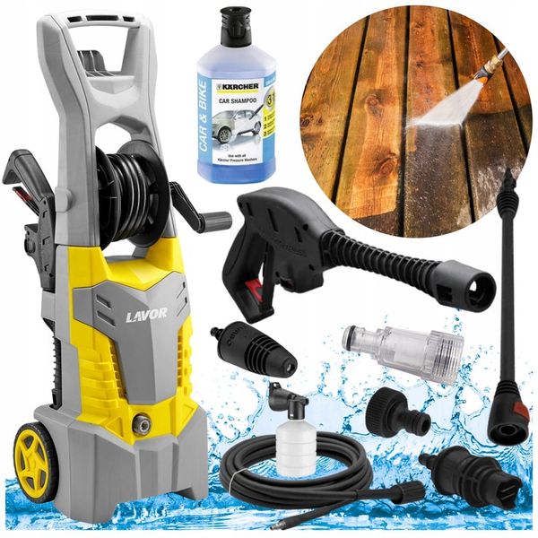 MOCNA MYJKA CIŚNIENIOWA LAVOR FAST EXTRA 145BAR 1900W+FILTR SZAMPON KARCHER - Arena.pl