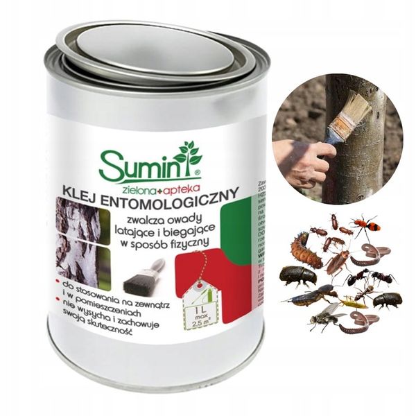 Kup Klej Entomologiczny Zwalcza OWADY Lep Klej Do Drzew SUMIN 1l ...