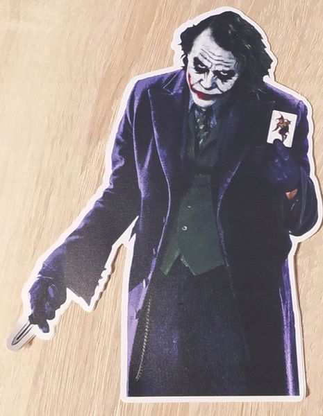 Naklejka Joker Karta Sztylet Morderca Klaun Batman - Arena.pl