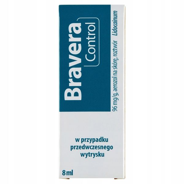 Kup Bravera Control 96 mg/g aerozol na skórę opóźniający wytrysk 8 ml ...