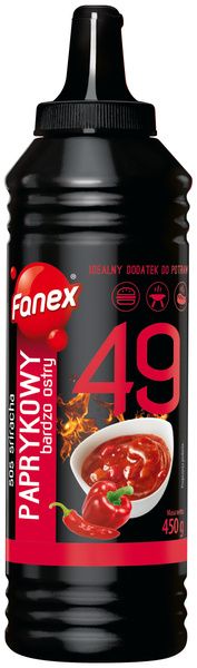 Sos sriracha paprykowy bardzo ostry 450g - Fanex - Arena.pl