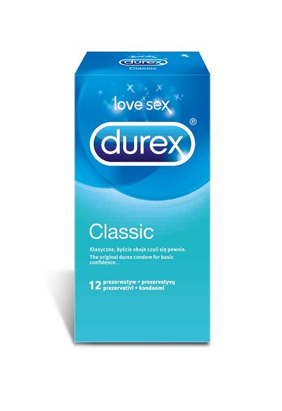 Durex Durex prezerwatywy Classic klasyczne 12 szt - Arena.pl