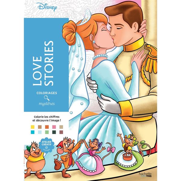 Kolorowanki po numerach Hachette Heroes Disney Pixar Love Stories dla ...