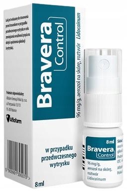 BRAVERA CONTROL leczenie przedwczesnego wytrysku 4 x 8ml - Arena.pl