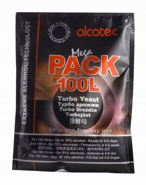Drożdże Alcotec mega pack na 100l 360 g - Arena.pl