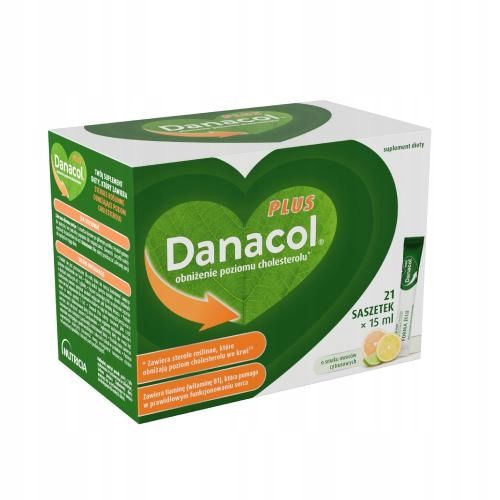 Danacol plus żel doustny 15ml, 21sasz. - Arena.pl