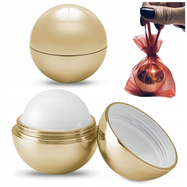 POMADKA W KULCE BALSAM DO UST + WORECZEK GRATIS Elegancki Prezent Złota ...