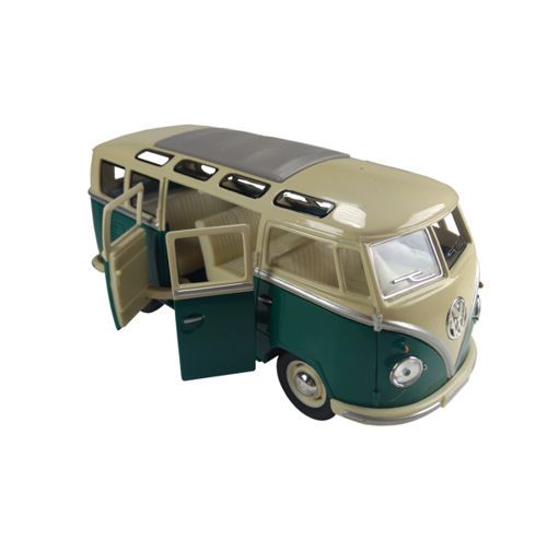 Kup VW VOLKSWAGEN CLASSICAL BUS 1962 OGÓREK OTW. DRZWI 1:24 ZIELONY na ...