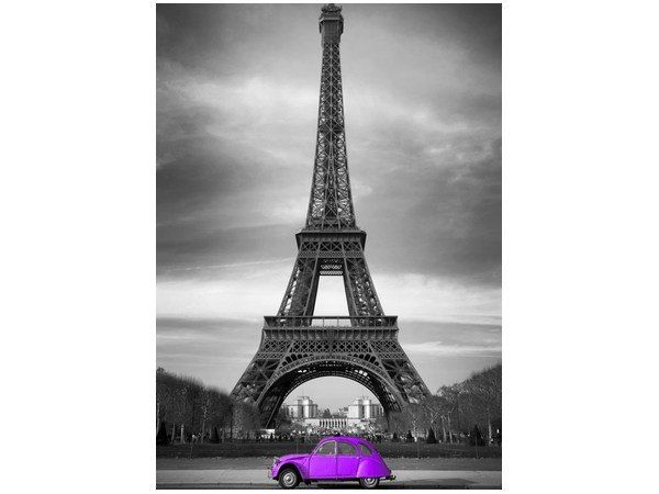 Kup 70X50CM OBRAZ CITROEN 2CV FIOLETOWY PARYŻU SAMOCHÓD ŚCIAN na arena ...