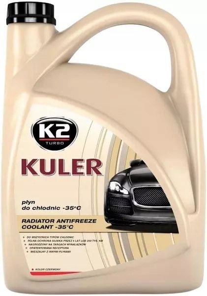 K2 KULER GOTOWY PŁYN CHŁODNICZY CZERWONY 5L - Arena.pl
