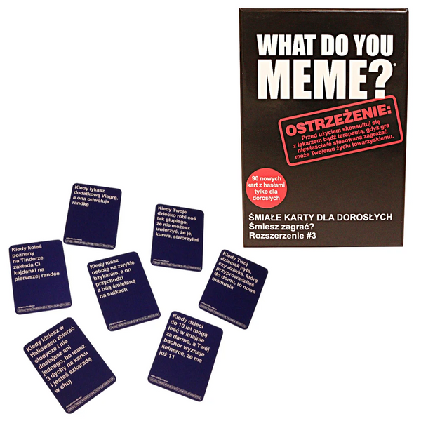 EPEE What Do You Meme? Śmiałe karty dla dorosłych Dodatek 3 - Arena.pl