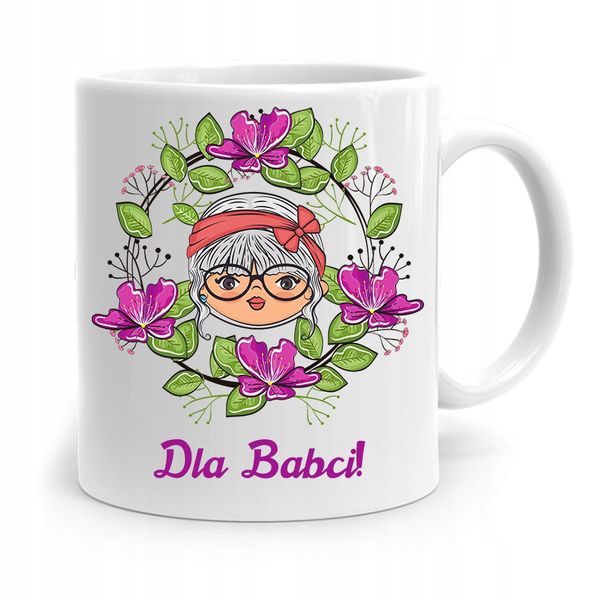 Kubek Dla Babci Na Urodziny Dla Babci Z Nadrukiem Ze Zdjęciem - Arena.pl