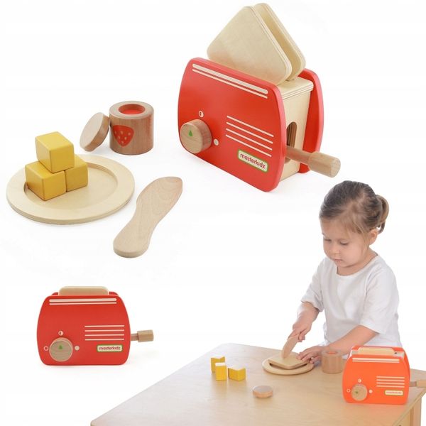 MASTERKIDZ Drewniany Toster - Arena.pl