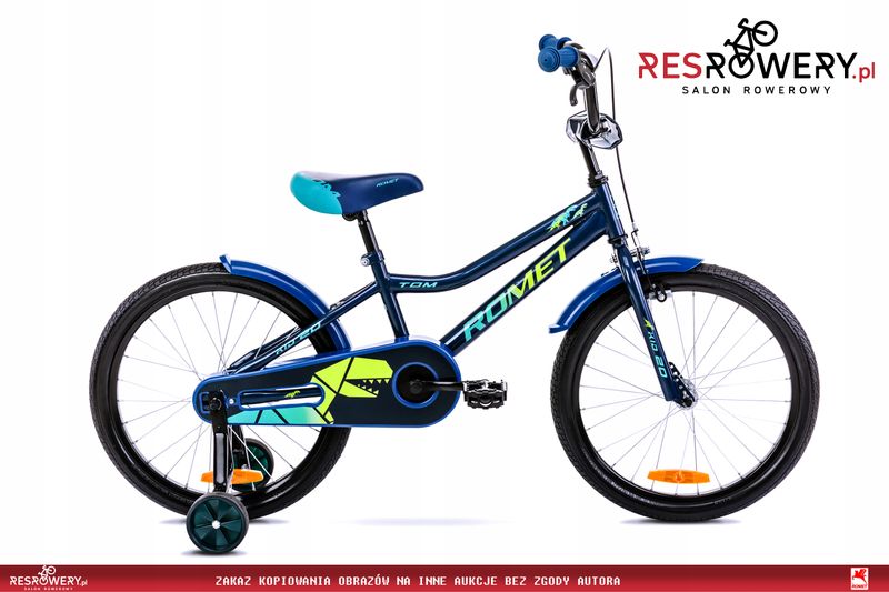 ROWER DZIECIĘCY 20 ROMET TOM nieb-zielony 2022 - Arena.pl