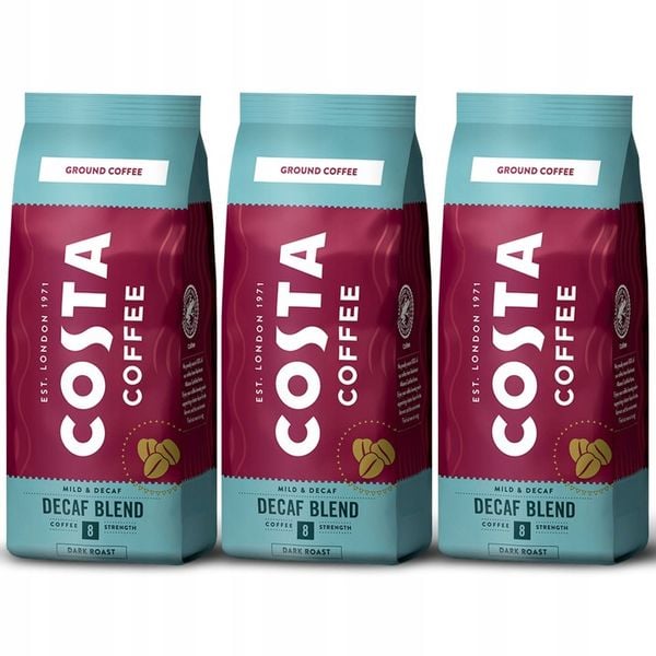 Costa Coffee Decaf Blend Dark Kawa Mielona 3x200g - Arena.pl