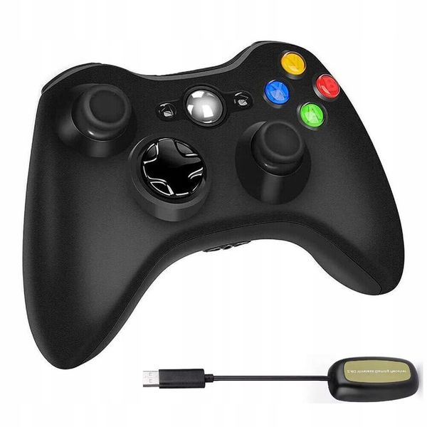 PAD do PC XBOX 360 BEZPRZEWODOWY KONTROLER + ODBIORNIK USB CZARNY - Arena.pl