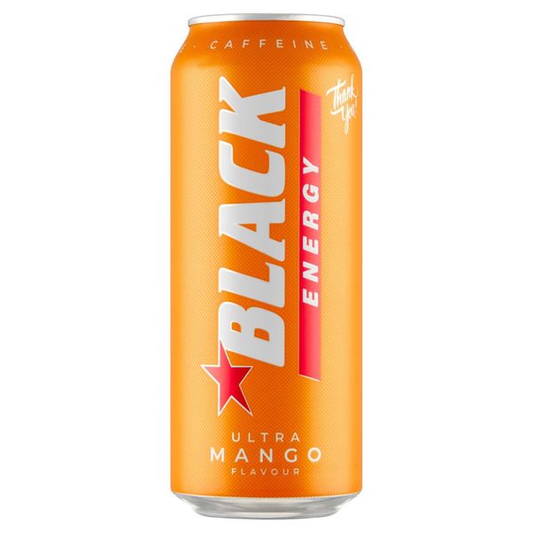 Kup Black Energy Ultra Mango Gazowany napój energetyzujący 500 ml na ...