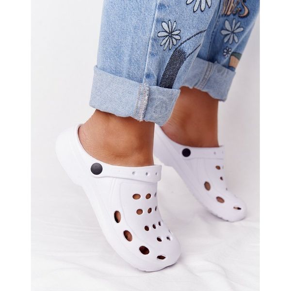 Damskie Klapki Białe Piankowe Eva r.37 - Arena.pl