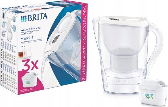 Kup Brita Brita Marella + 3 filtry MAXTRA PRO Pure Performance biały na ...