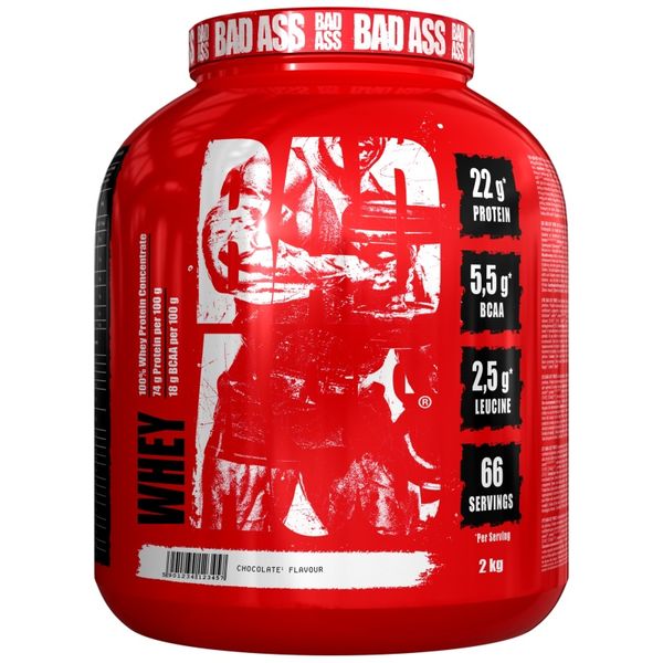 Kup BAD ASS Whey 2 kg o smaku czekoladowym na arena.pl i ciesz się ...