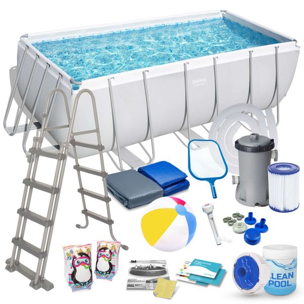 Basen ogrodowy stelażowy 412 x 201 x 122 cm 18w1 Bestway 56456 - Arena.pl