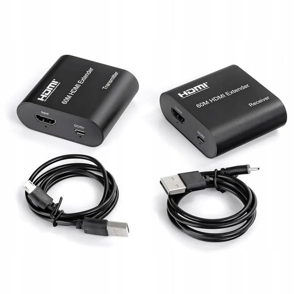 Kup Transmiter HDMI LAN Przedłużacz Extender 1080p 60m Nadajnik ...