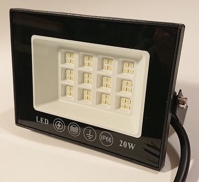Halogen panel Led 20w ultra cienki slim IP66 zimny biały - Arena.pl