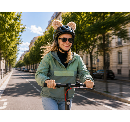 Kup USZY MISIA ozdoba na kask rowerowy na motor rower hulajnogę narty ...