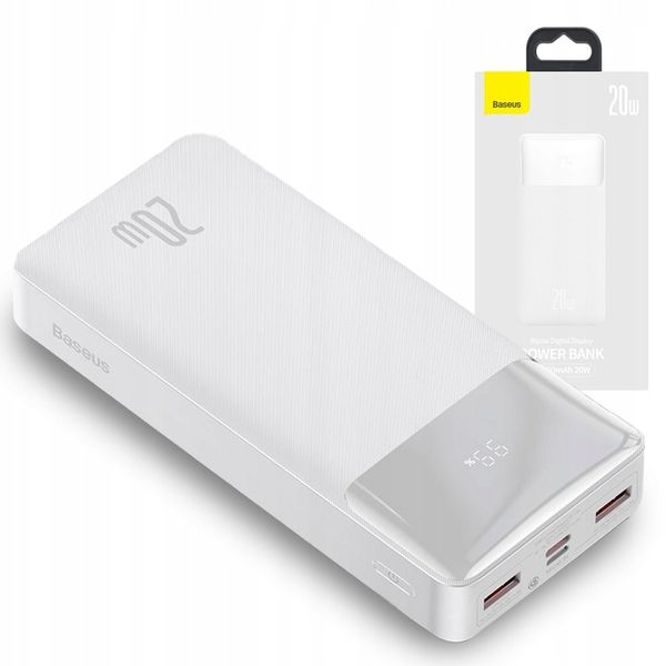 BASEUS POWER BANK 20000mAh 20W 2x USB/USB-C/micro USB SZYBKI POWERBANK - Arena.pl