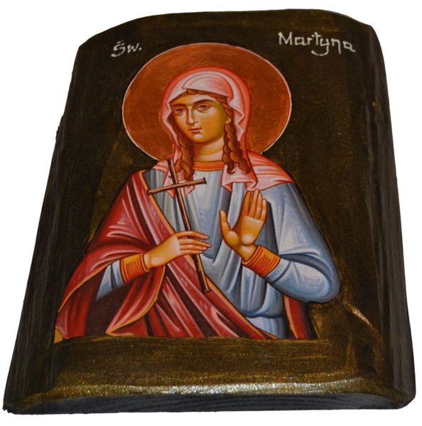 Ikona Święta Martyna patronka matek karmiących - Arena.pl