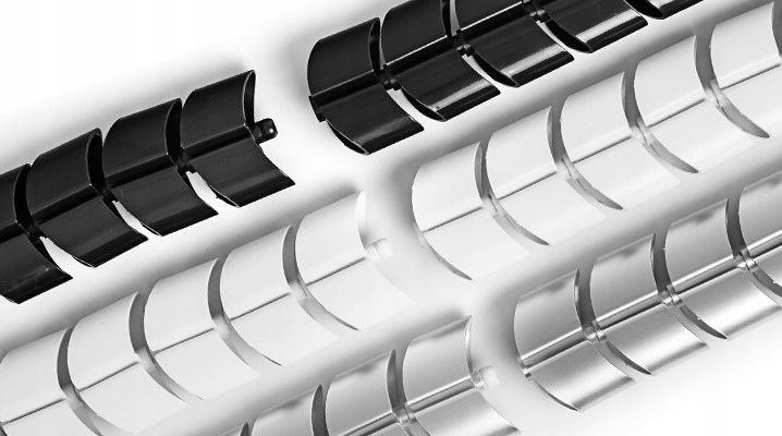 Prowadnica listwa maskownica na kable do biurka SPK-01B 80 cm, czarna ...