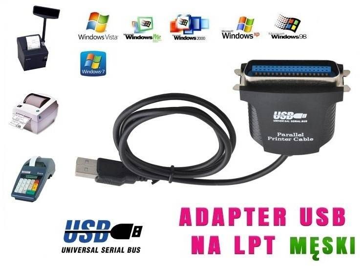 ADAPTER USB NA LPT MĘSKI 36 PIN - Arena.pl