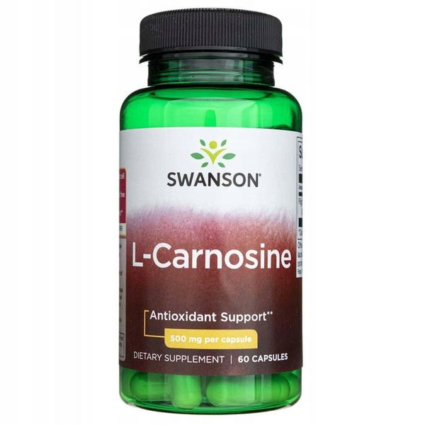 Kup Swanson L-Karnozyna L-Carnosine 500 mg 60 kapsułek Suplement diety ...