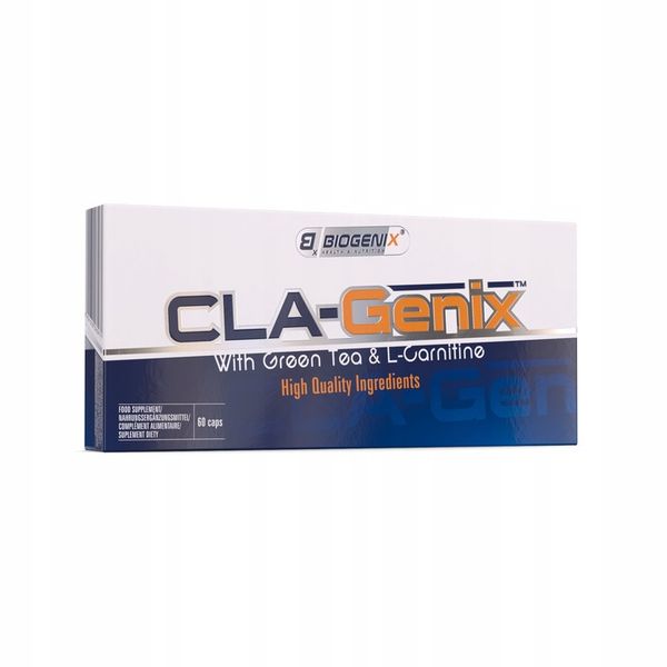 BIOGENIX CLA-GENIX GREEN TEA & L-CARNITINE 60k REDUKCJA ODCHUDZANIE ...
