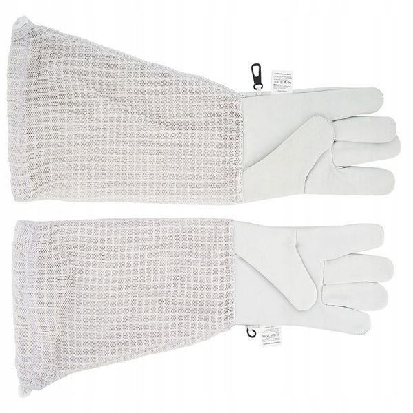 RĘKAWICE PSZCZELARSKIE skórzane długie WENTYLOWANE rękawy L - BRCtech ...