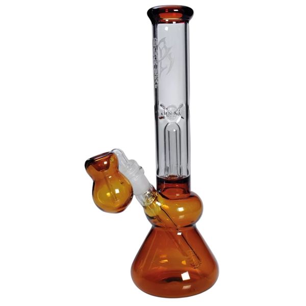 Bongo Black Leaf 3 Arm Percolator Precooler Icebong wys. 30 cm AMBER ...