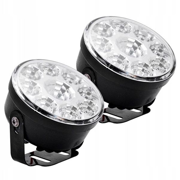Kup Lampy Do Jazdy Dziennej 9 SMD LED 70mm DRL Światła Dzienne Okrągłe ...
