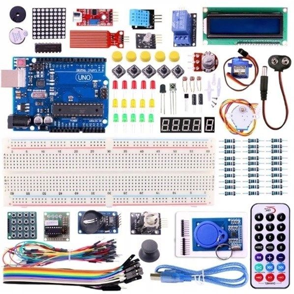 Zestaw startowy XXL Kompatybilny z Arduino KIT UNO R3 CH340 Edukacyjny ...