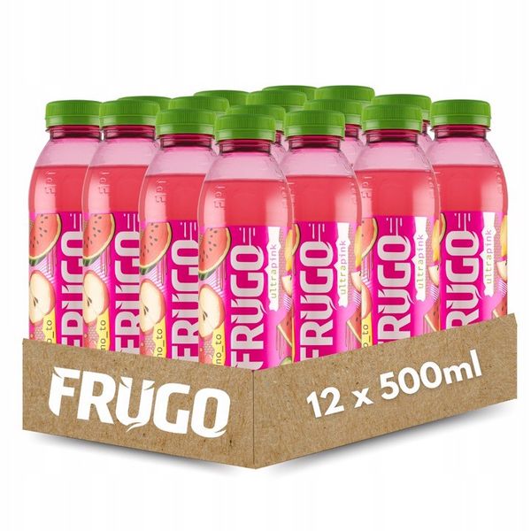 Kup FRUGO Ultra Pink Napój wieloowocowy niegazowany 500ml x 12 sztuk na ...