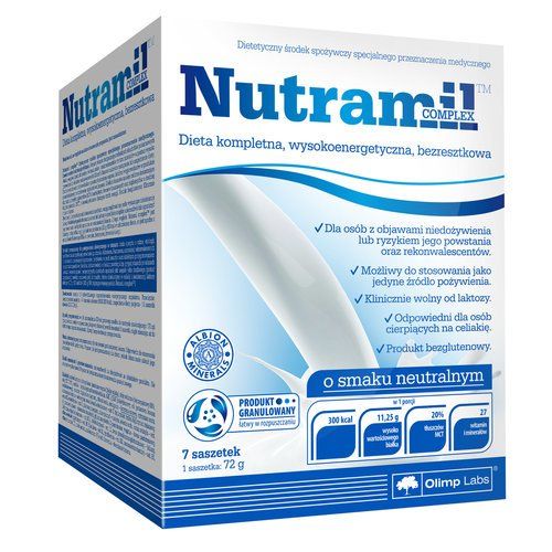 Olimp Nutramil Complex, smak neutralny, 7 saszetek - Arena.pl