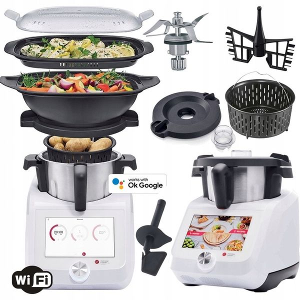 Kup LIDLOMIX ROBOT KUCHENNY NOWY 2024 MONSIEUR CUISINE SMART WIFI BIAŁY ...
