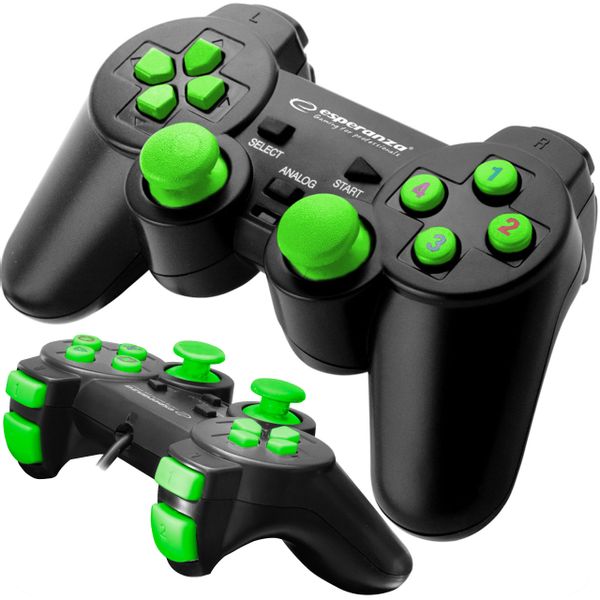 GAMEPAD KONTROLER DO GIER LAPTOPA KOMPUTERA PAD DO KOMPUTERÓW PC ...