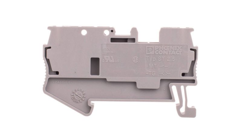 Złączka szynowa rozłączna 2-orzewodowa 0,08-4mm2 szara ST 2,5-TG ...