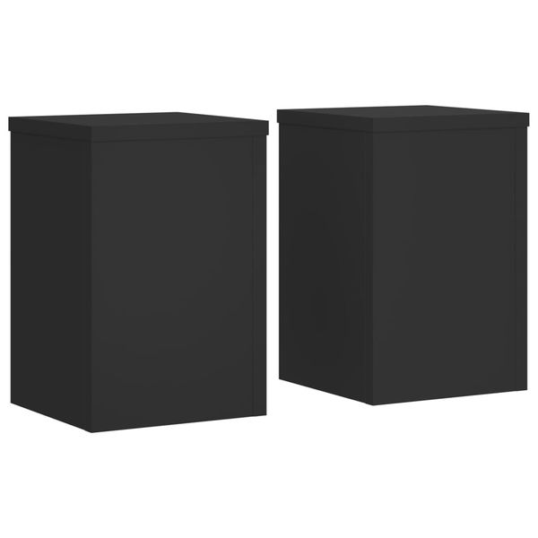 Kup Podstawki pod doniczki, 2 szt., czarne, 20x20x30 cm na arena.pl i ...