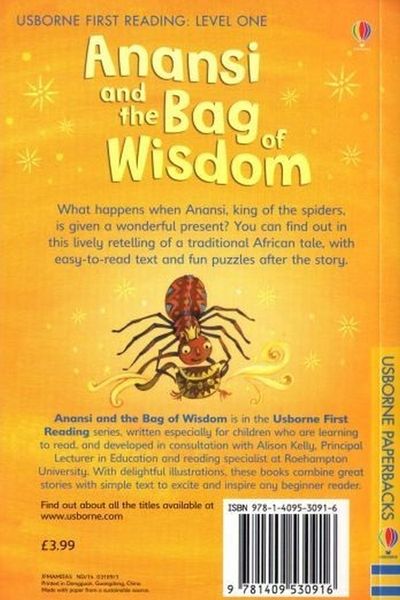 Usborne Level 1 - Anansi and the Bag of Wisdom - Arena.pl