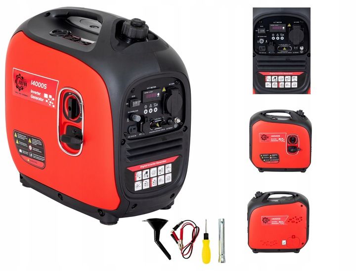 Agregat prądotwórczy generator INWERTOROWY 2400W 230V 12V AVR miedź - Arena.pl