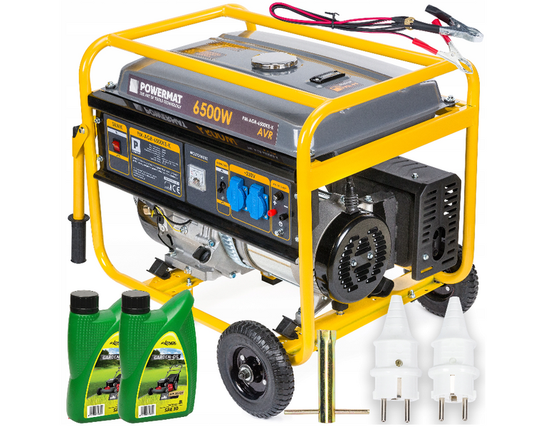 AGREGAT PRĄDOTWÓRCZY GENERATOR 6,5KW 12V 230V AVR PM-AGR-6500KE-K ...