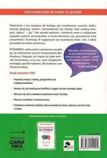 Porozumienie bez przemocy - o języku życia - Marshall B. Rosenberg ...